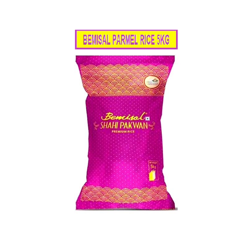 Bemisal Sahi Pakwan Long Grain Permal/Sona Masoori Rice 5kg